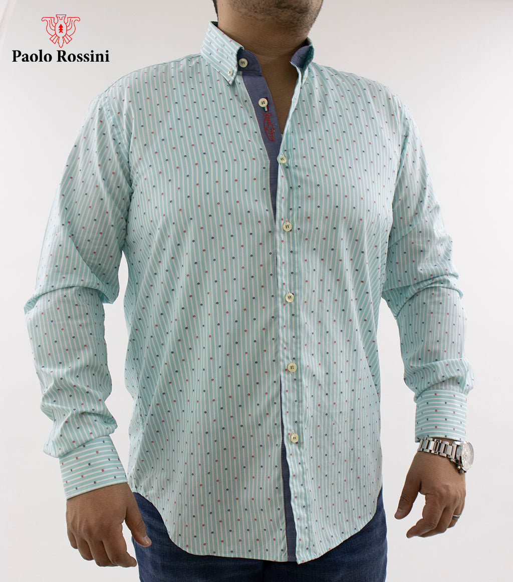 Regular Fit Long Sleeve Check shirt – Paolo Rossini