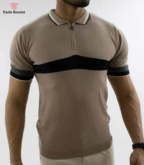 Polo T-Shirt knitted – Paolo Rossini
